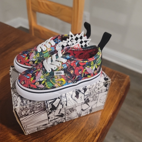 Vans | Shoes | Vans X Marvel Authentic Elastic Multi Heroes | Poshmark